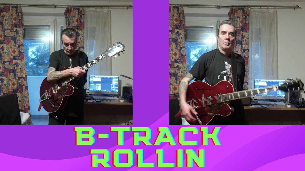 B-TRACK Shuffle in E 130 bpm - YouTube