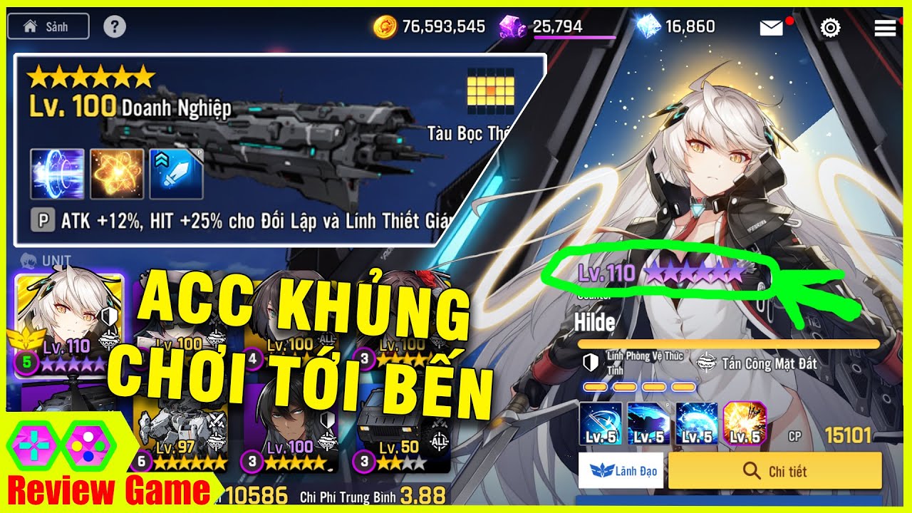 COUNTER: SIDE - Review ACC DÂN CHƠI Vừa UPDATE Awaken HILDE & Tàu ...