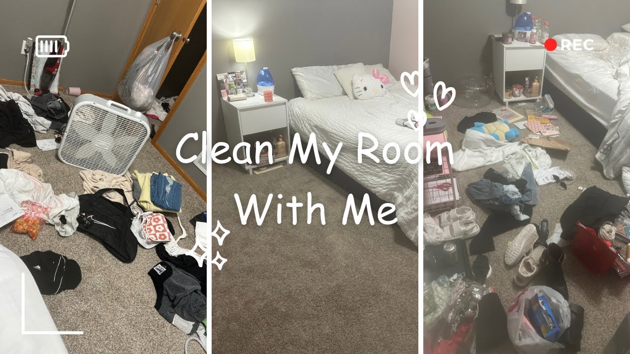 CLEAN MY ROOM WITH ME 💖 🫧 - YouTube