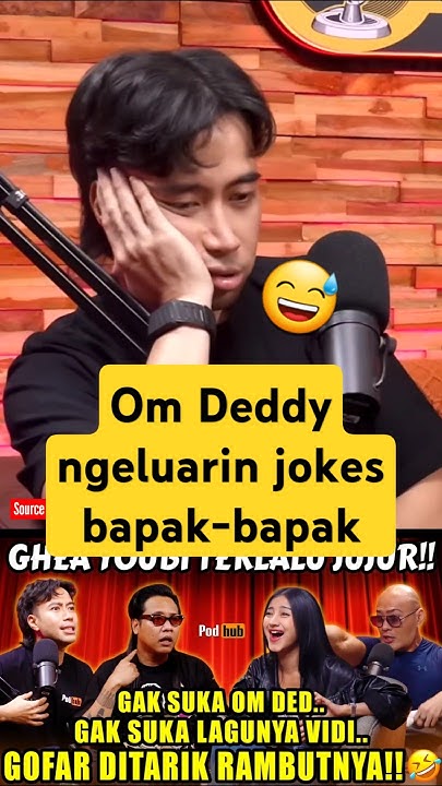 Kocak Om Deddy ngeluarin jokes bapak-bapak, Ghea Youbi ngakak #lucu #komedi - YouTube