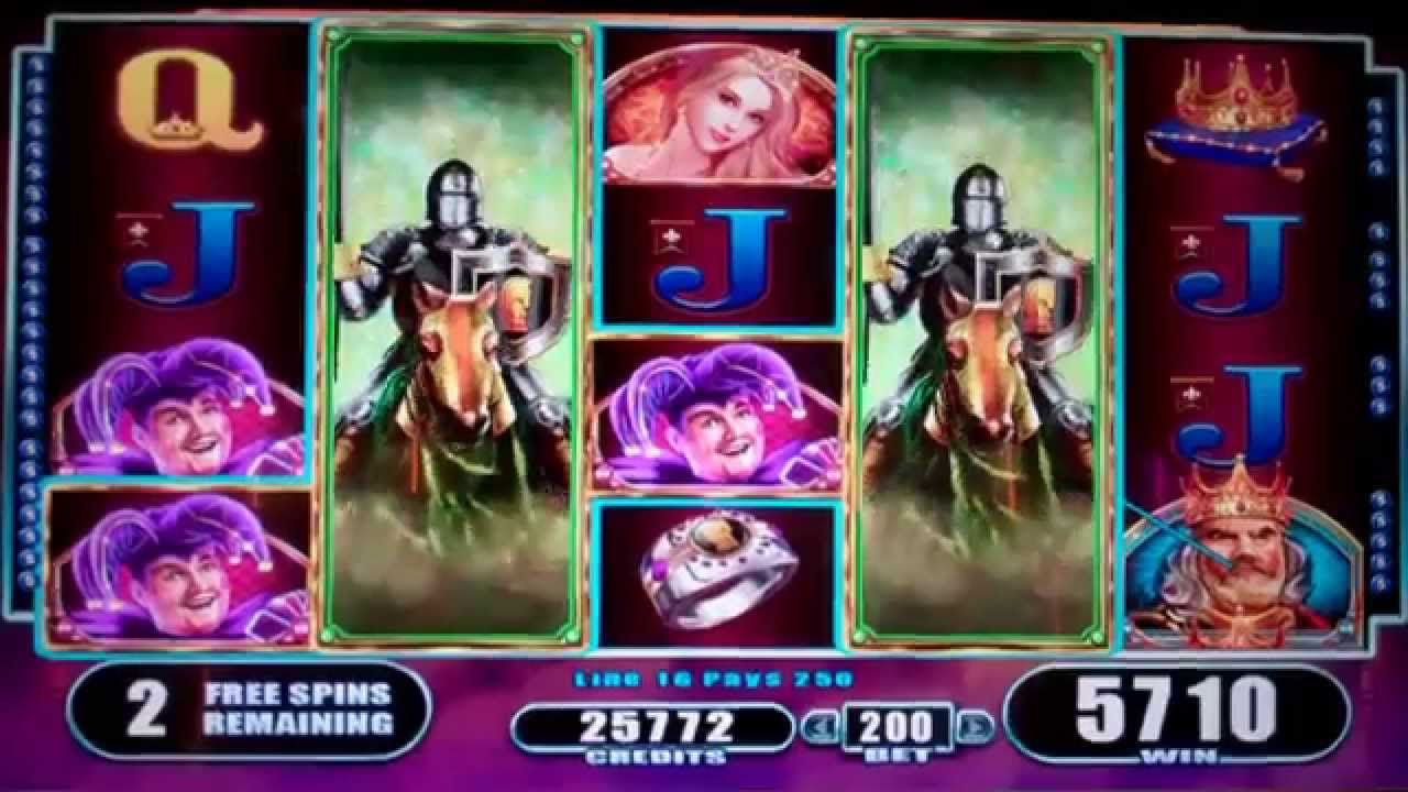 Black Knight II Slot Machine Bonus - MAX BET - Free Spins Win (#1 ...