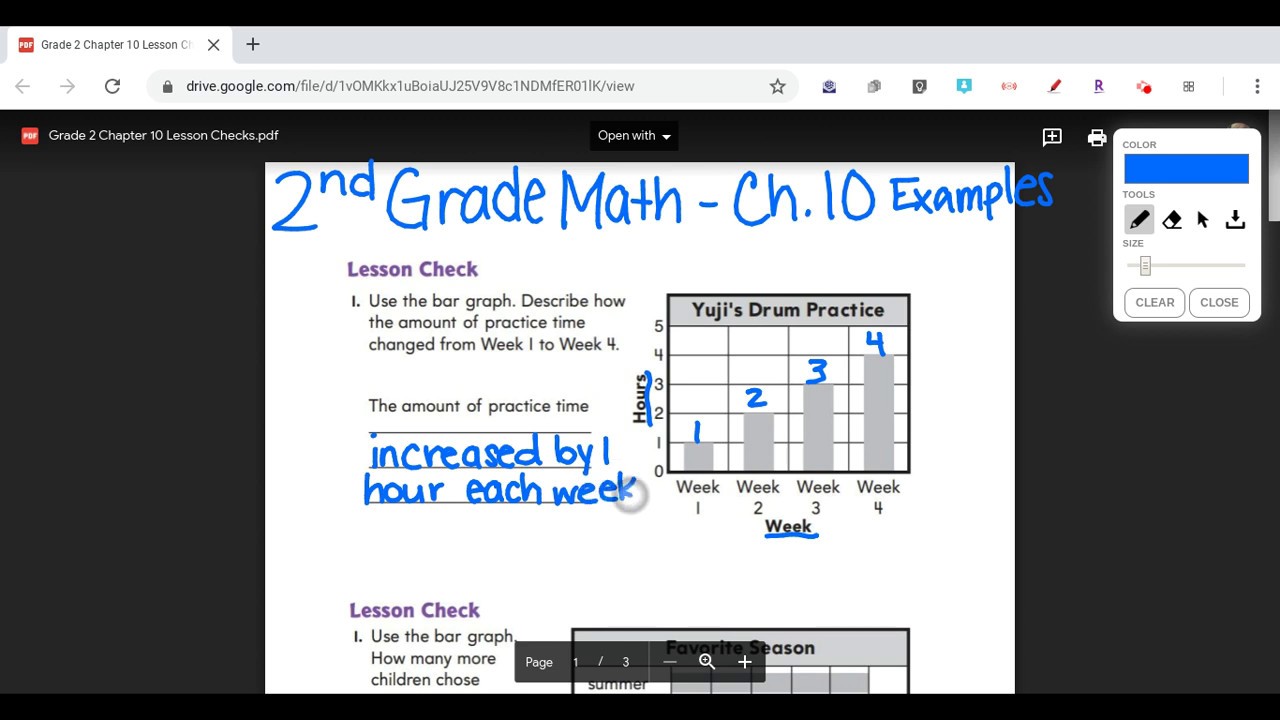 Grade 2 - Math Chapter 10 Review - YouTube