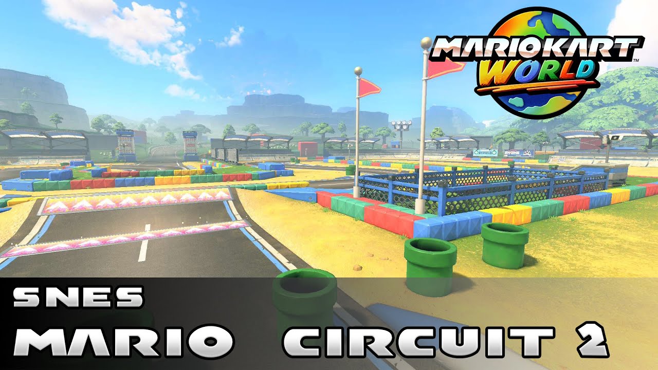 SNES Mario Circuit 2 - Mario Kart World - YouTube