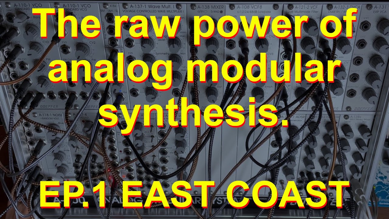 Doepfer Basic System 3 - EP.1 - Subtractive Synthesis - YouTube