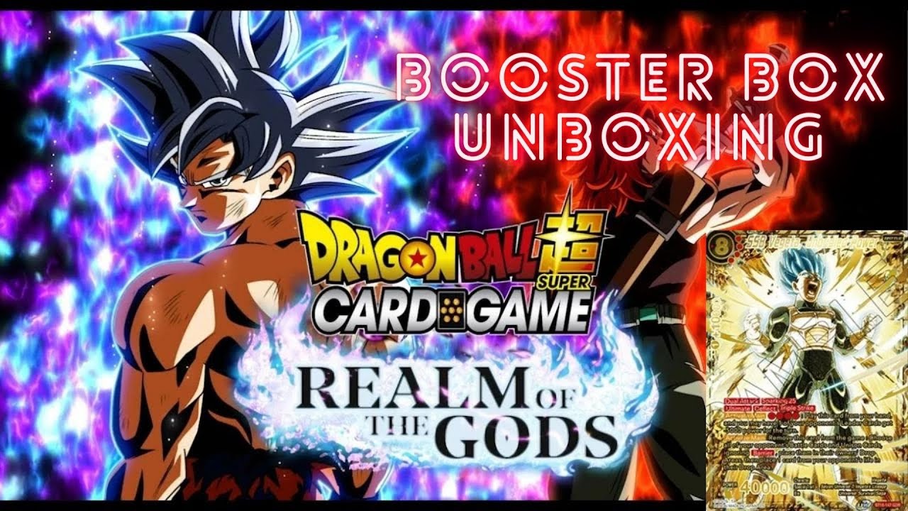 Realm of the Gods Dragon Ball Super Booster Box!! - YouTube
