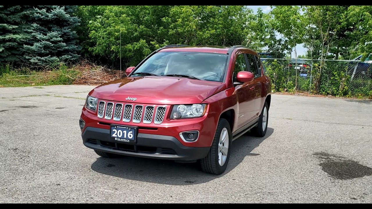 2016 Jeep Compass 4x4 High Altitude P6396 - YouTube
