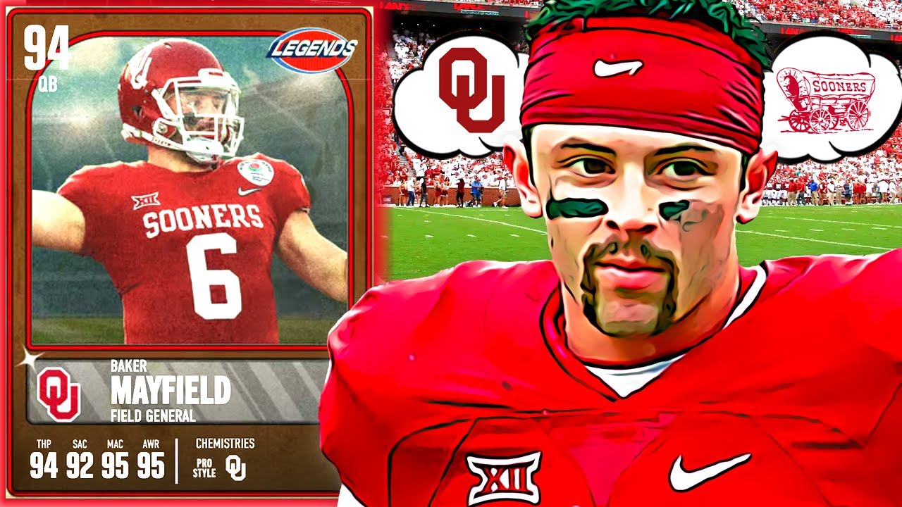 94 BAKER MAYFIELD GAMEPLAY! SHOULD YOU LET BAKER COOK IN COLLEGE ...