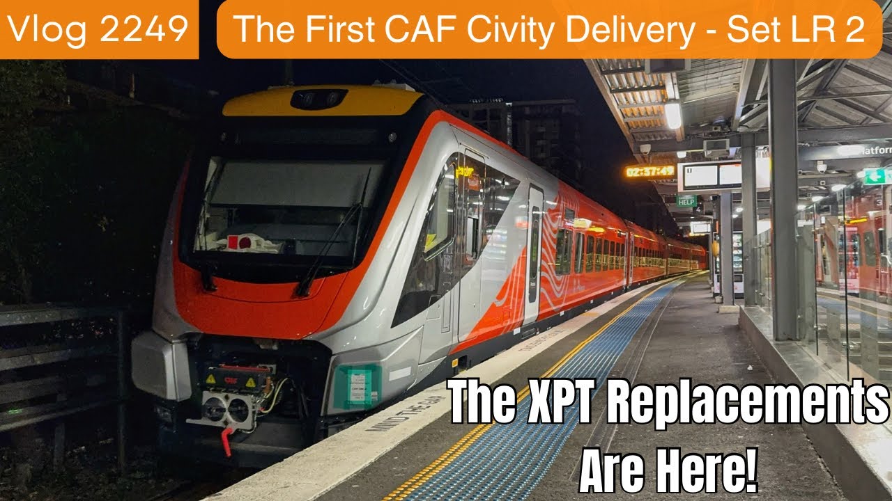 Sydney Trains Vlog 2249: The First CAF Civity Delivery - XPT ...