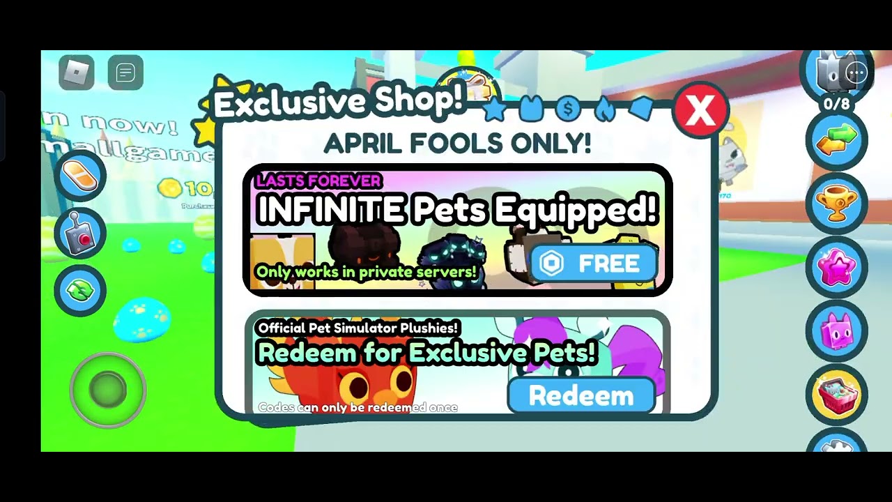 pet simulation z codes new - YouTube