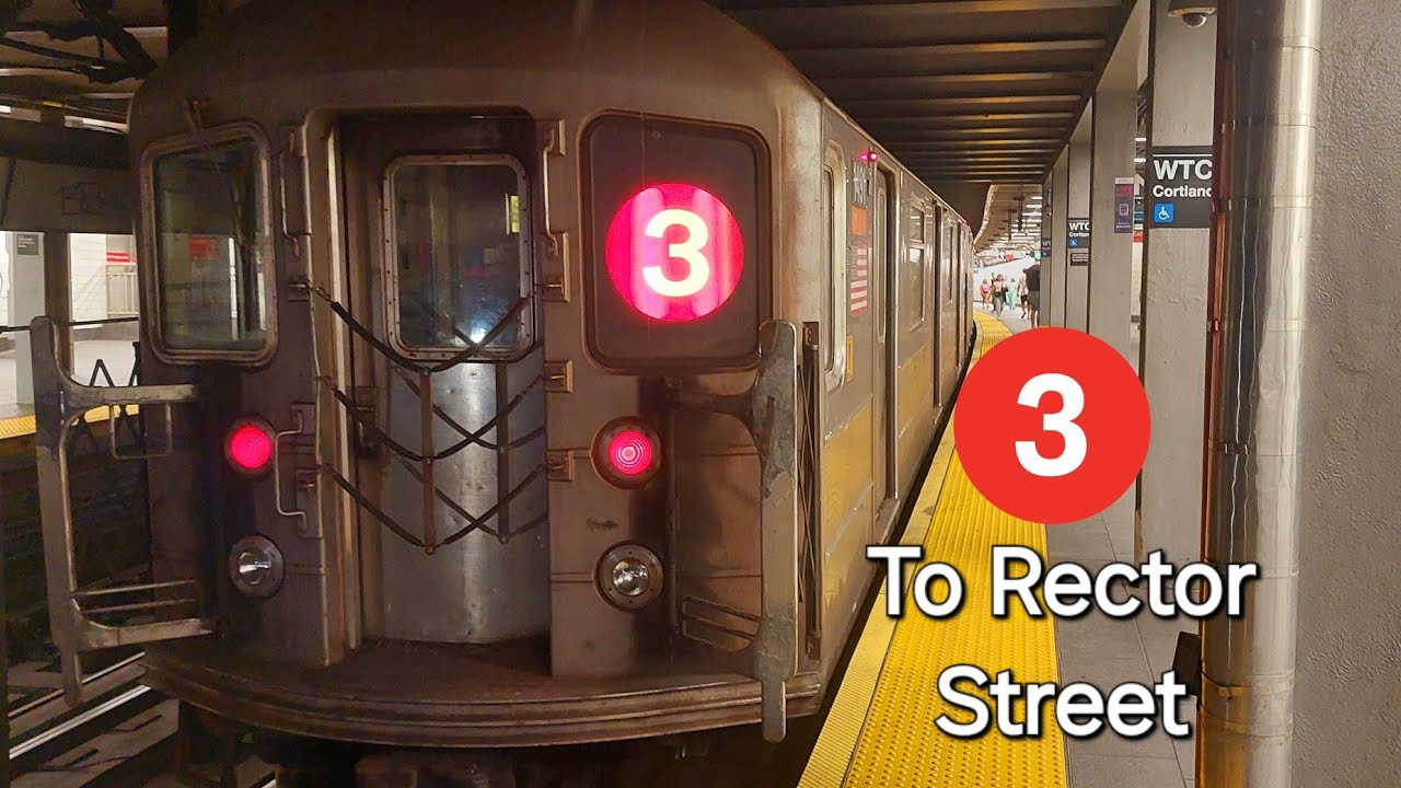 MTA New York City Subway: (3) Trains to Rector Street Action #mta - YouTube