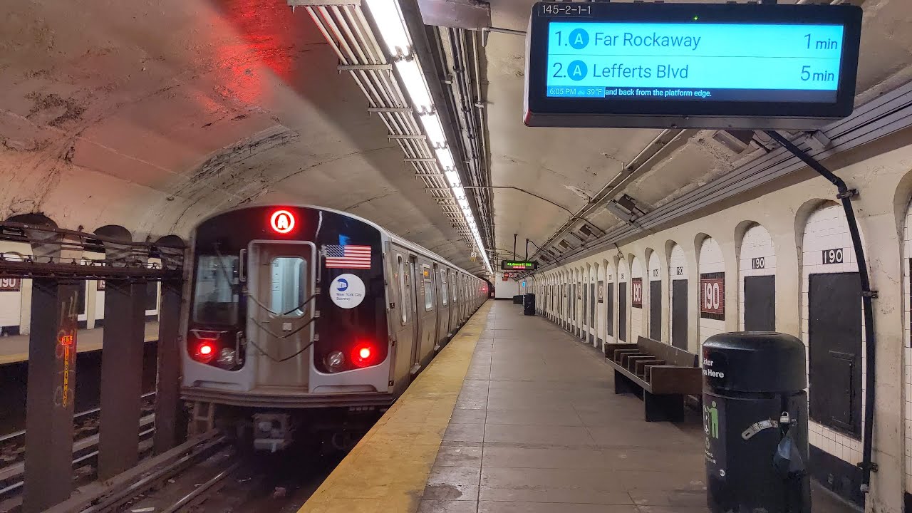 NYC Subway: R46, R68A, & R179 A Train Action in Upper Manhattan - YouTube