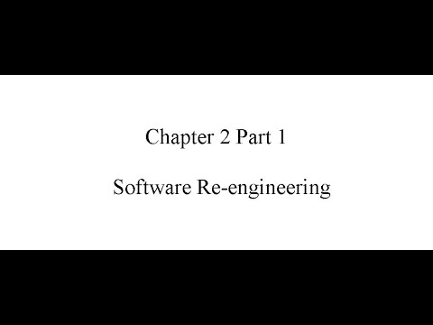 Software Re Engineering Chapter 2 Part 1 - YouTube