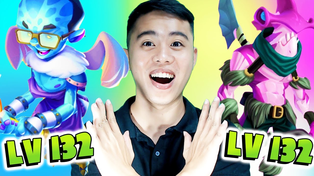 Monster Legends: Hardy level 132 and Diegael level 132 - COLLAB - YouTube
