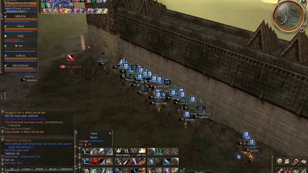 Lineage2.ge reborn Goddard castle siege Duality kaede - YouTube