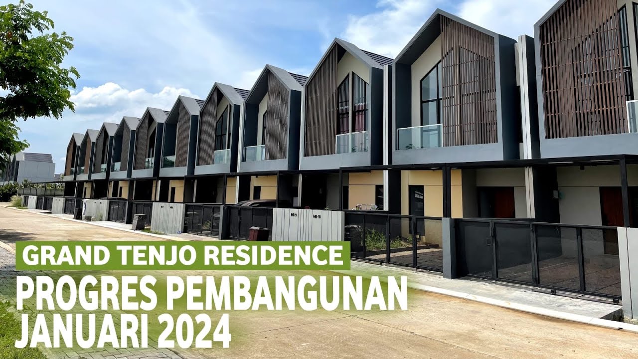 GRAND TENJO RESIDENCE PROGRES PEMBANGUNAN JANUARI 2024 DRONE VIEW - YouTube