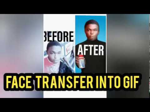 HOW TO TRANSFER YOUR FACE INTO GIF - YouTube