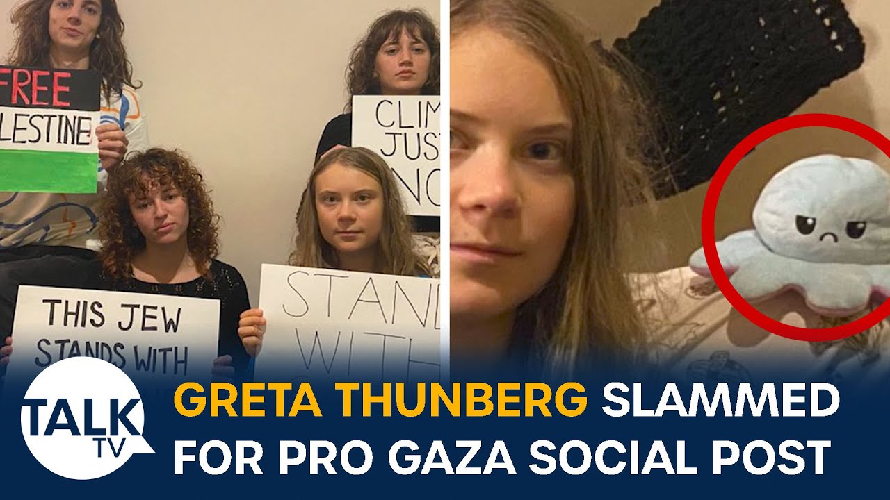 Greta Thunberg SLAMMED By Official Israel Account For Pro Gaza Post ...