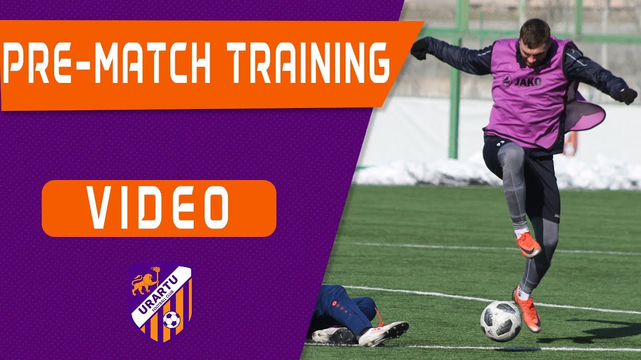 Urartu FC Pre-match training before match against Armavir - YouTube