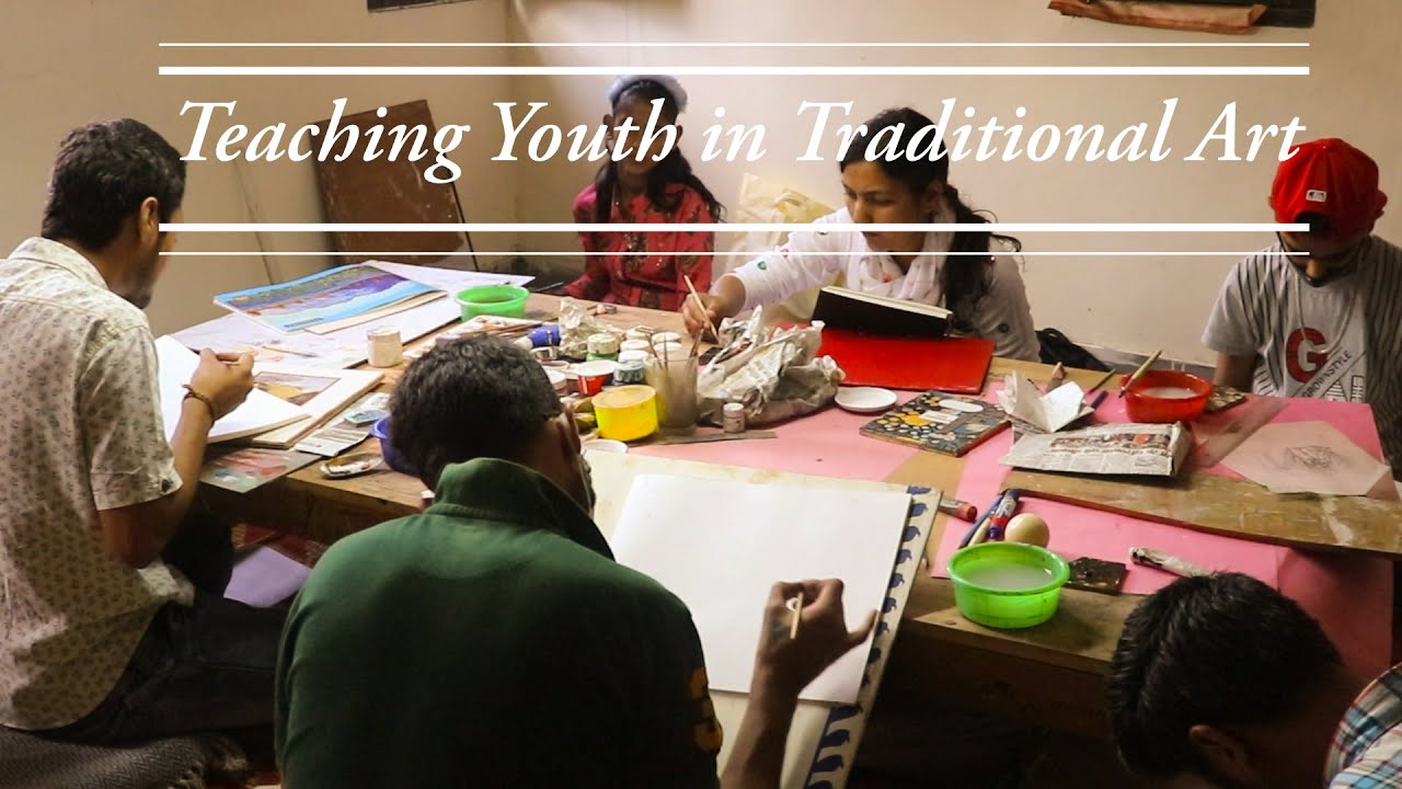 Teaching Youth in Traditional Art | Pahadi Miniature Painting | Chamba ...