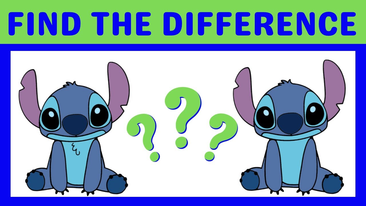 Find The Difference Lilo & Stitch Edition | Disney Game | Kids Game ...
