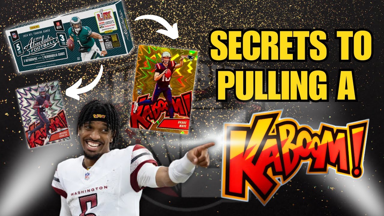 HOW HARD IS IT TO PULL A KABOOM!?!💥 2024 Panini Absolute Football Hobby Case Breakdown - YouTube