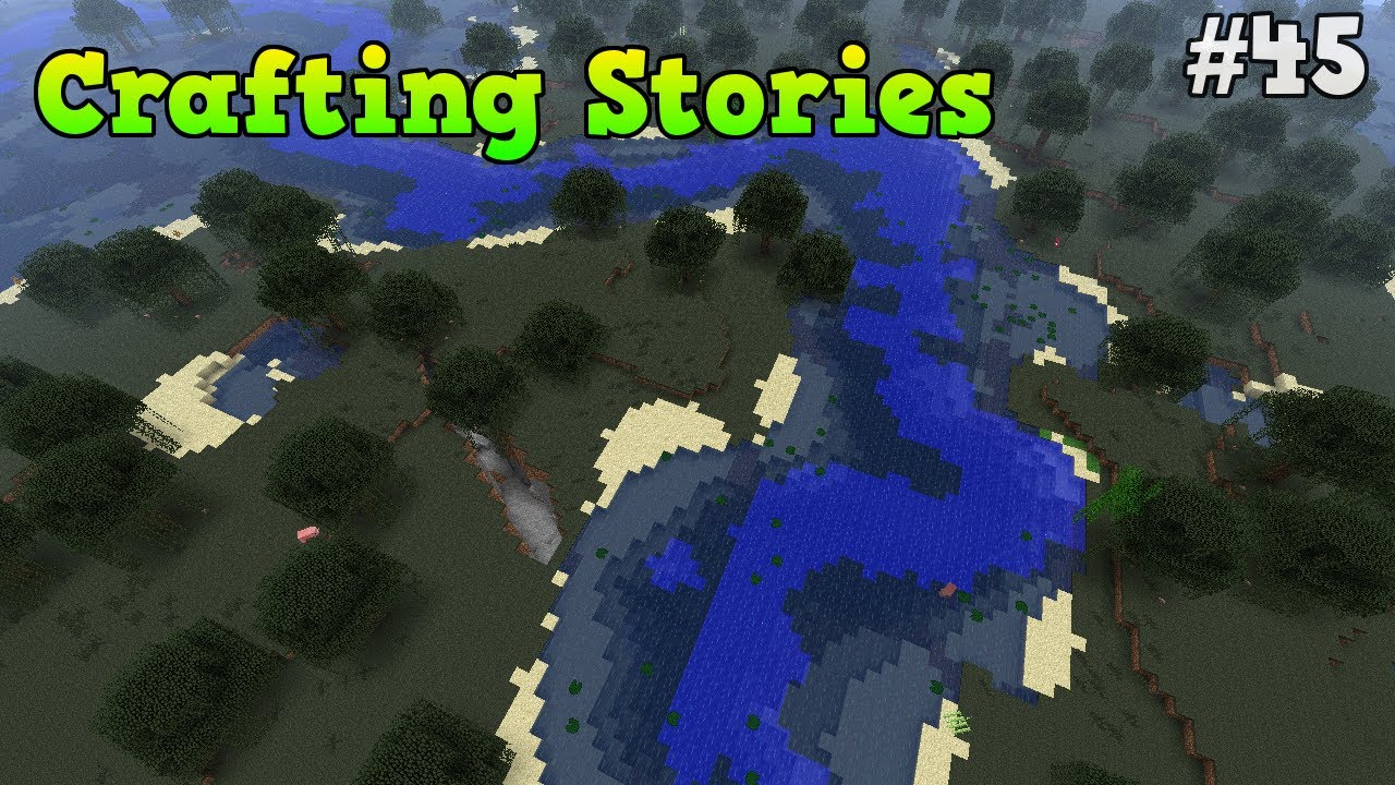 Mine Craft - Crafting Stories part 45 : Swamp Bridge! - YouTube