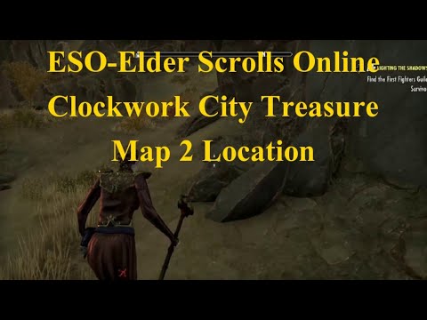 ESO-Elder Scrolls Online Clockwork City Treasure Map 2 Location - YouTube