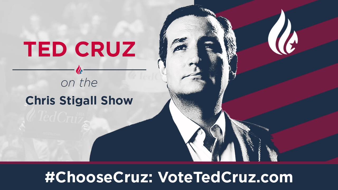 Ted Cruz on the Chris Stigall Show | April 26, 2016 - YouTube