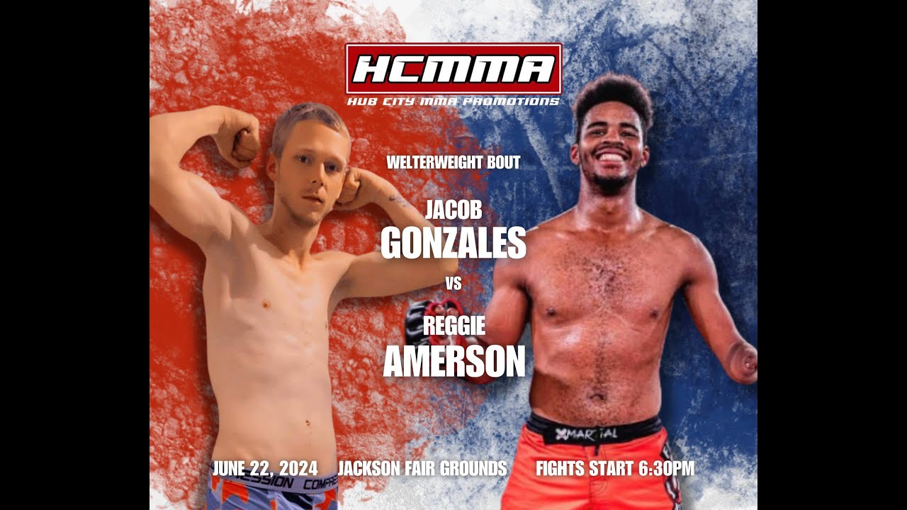 Hub City Fight Night 8 - Jacob Gonzales VS Reggie Amerson - YouTube