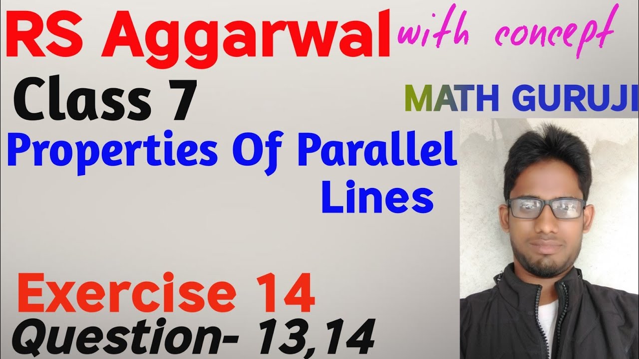 Rs Aggarwal class 7 Exercise 14 Question number 13|14 | Properties Of ...