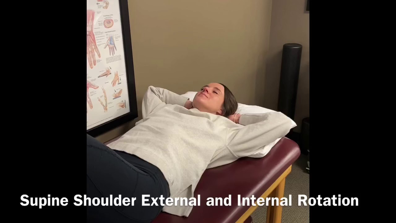 Supine Shoulder External and Internal Rotation - Omaha Physical Therapy ...