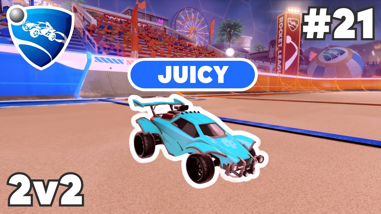 juicy Ranked 2v2 PRO Replay #21 - Rocket League Replays - YouTube