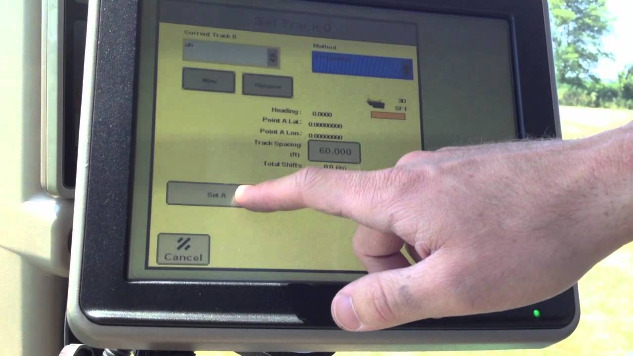 Straight Track Auto Trac Guidance Setup - YouTube