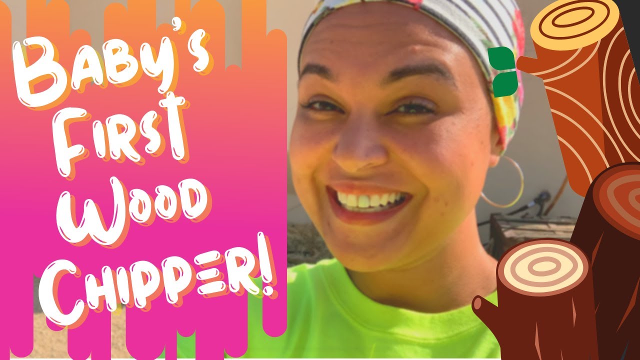 Baby's First Wood Chipper! // My New Earthwise GS70015 15-Amp Garden ...