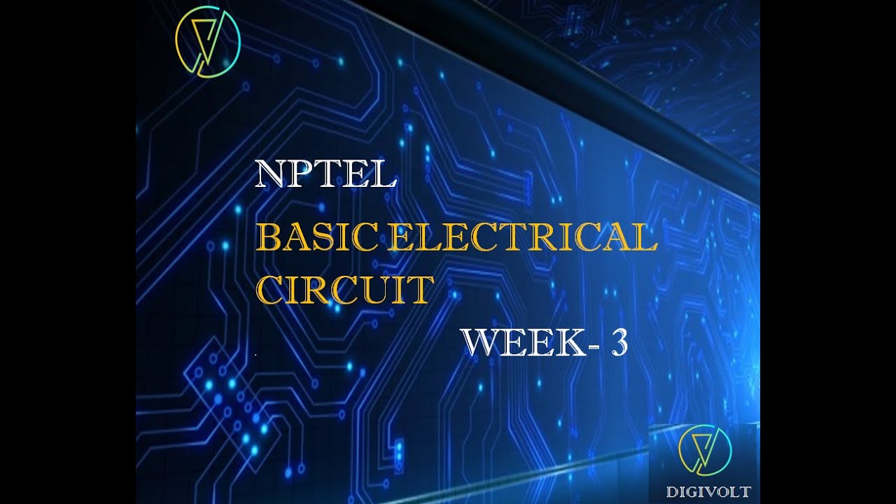 Nptel - Basic Electrical Circuit Week 3 Assignment Solution - YouTube