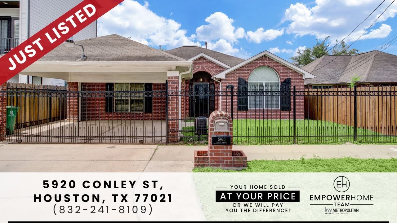 Houston Traditional Style Home with Iron Fence under $350K EmpowerHome ...