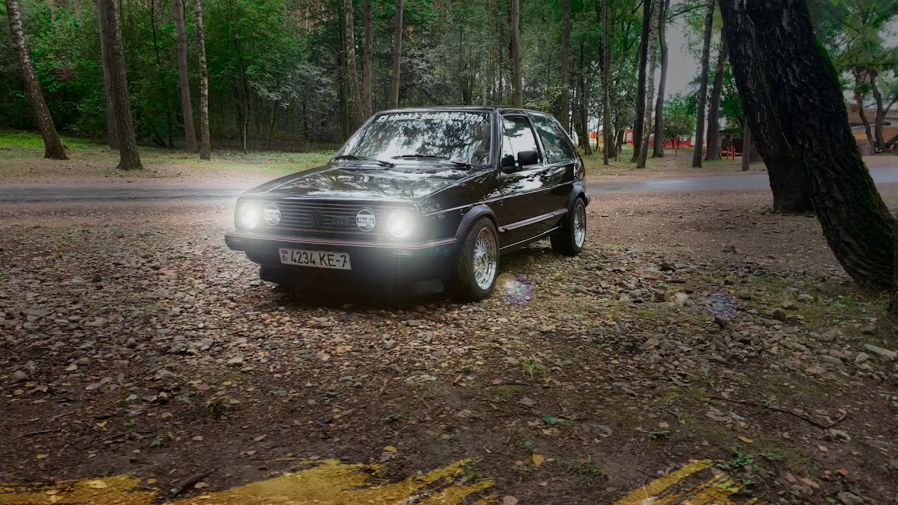VW GOLF 2 VR 6 300 лошадей - YouTube