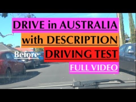 FULL Interim Driving Test AUstralia with Description To pass the test ...