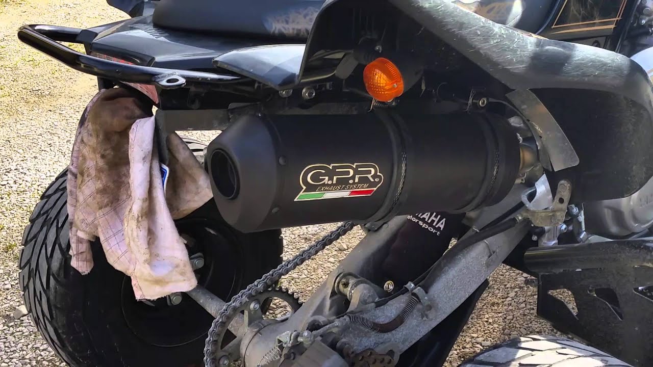 Raptor 700 GPR Guisa ATV.33.GHI Exhaust with dB killer - YouTube
