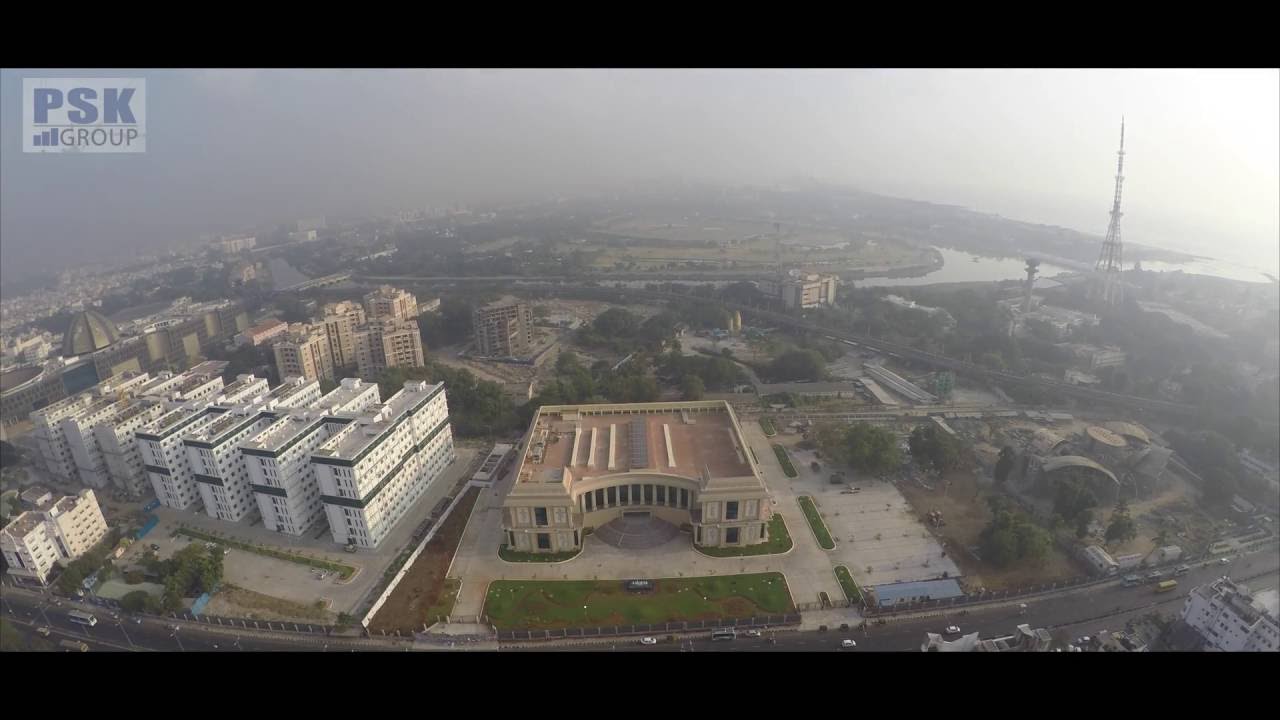 Kalaivanar Arangam 4k - Aerial view - YouTube