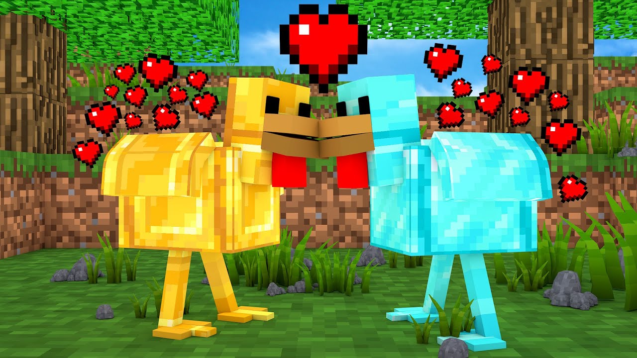 Minecraft Hintergrundbild Huhn