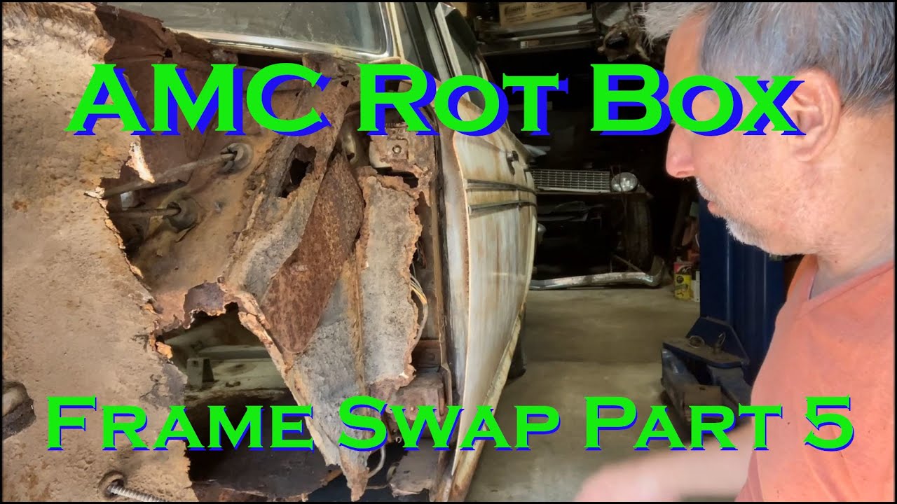 A pillar rust repair starts, is this car even savable? 1961 Rambler ...