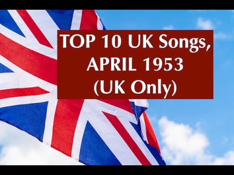 TOP 10 UK Songs APRIL 1953; Stargazers, Lita Roza, Frankie Laine, Guy ...