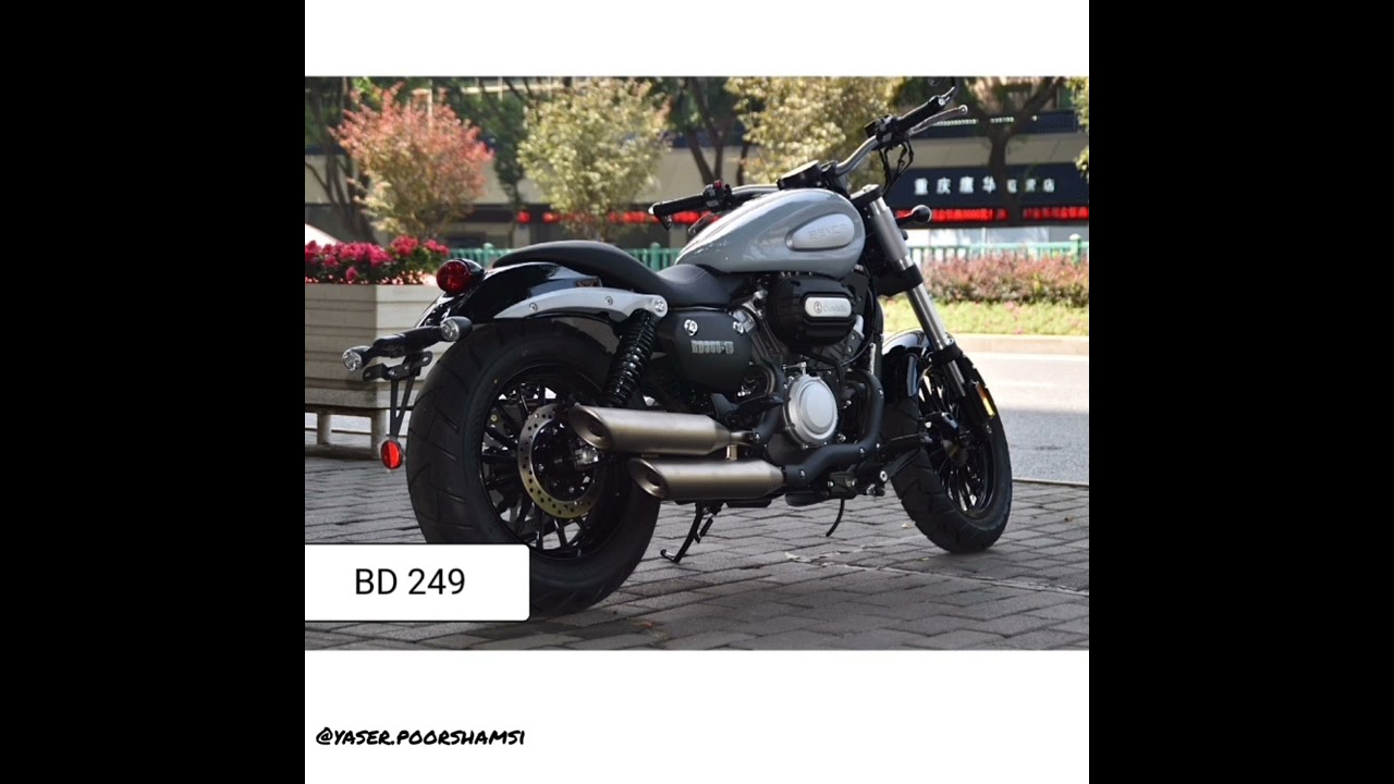 Custom exhaust Benda BD 300 - YouTube