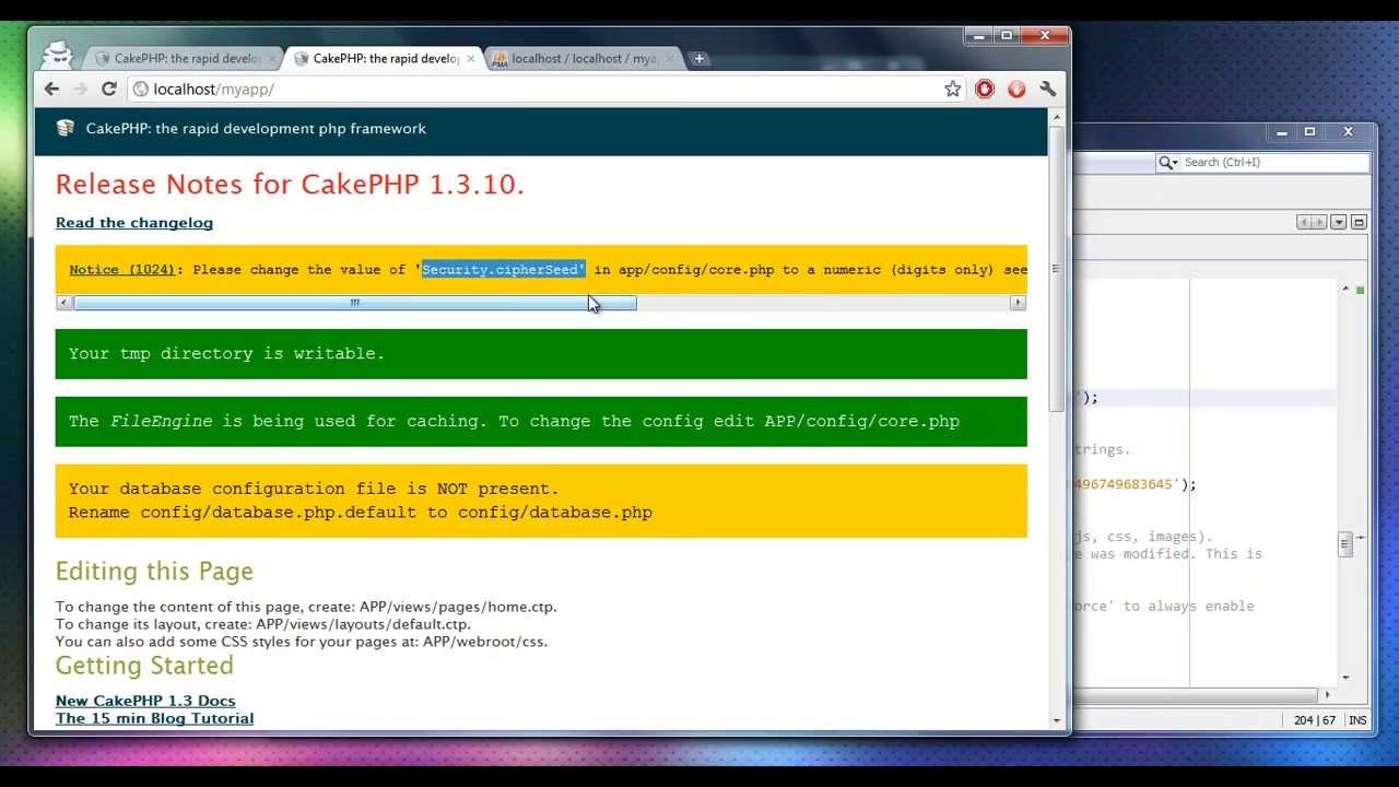 Cakephp 13 Demo Youtube