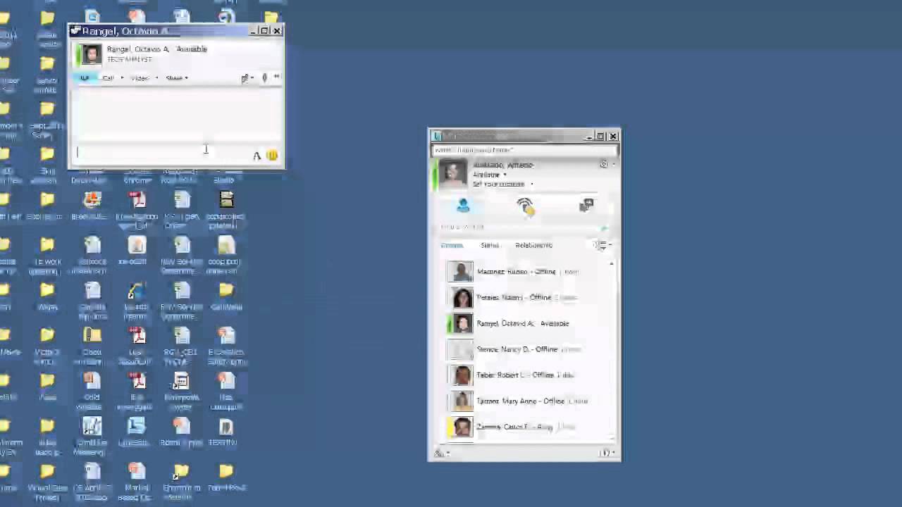 Lesson 1 - How to sign in to Lync and start a conversation - YouTube
