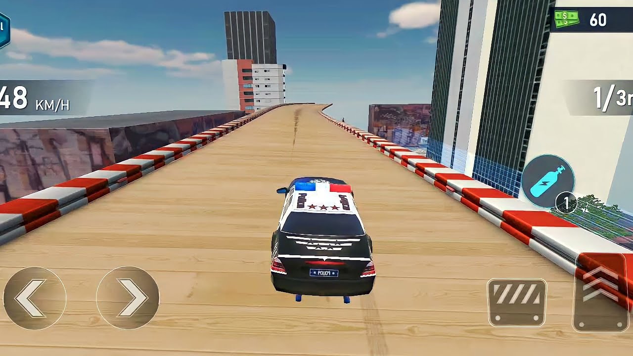 Police car stunt racing gameplay | gt car stunt mast #7 - YouTube