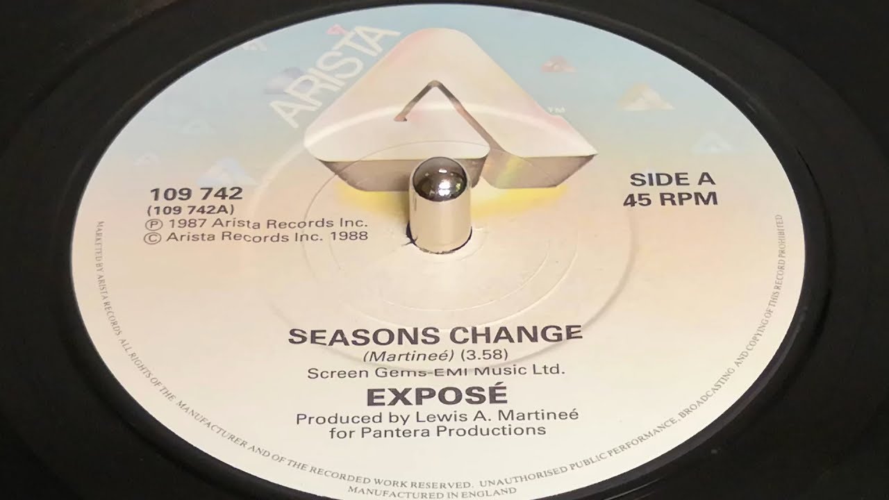 Exposé - Seasons Change (1987 7" Single) - YouTube