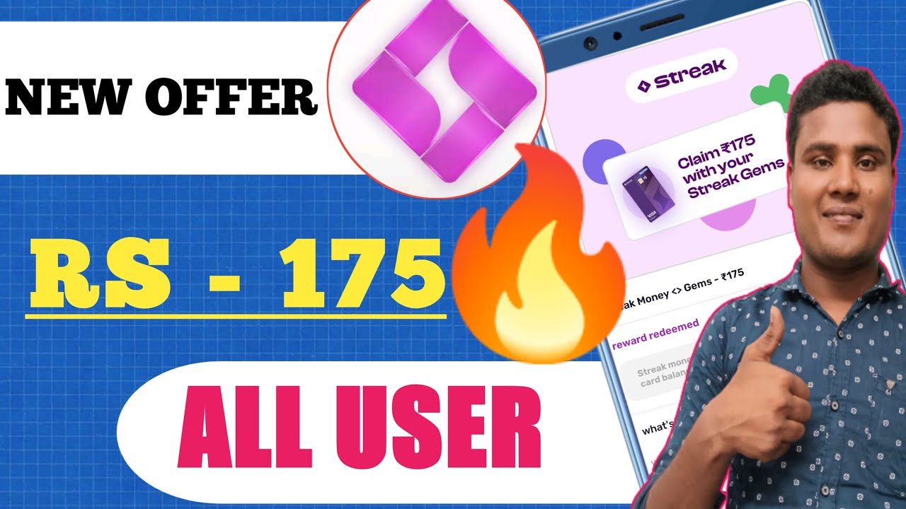 Streak New Offer and Trick !! Streak New loot offer !! Per Number Rs ...