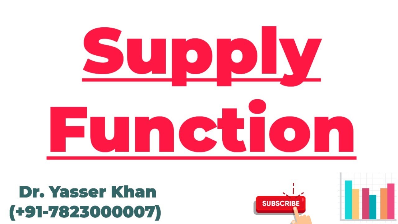 Supply Function | Determinants Of Supply | Theory Of Supply | Supply ...